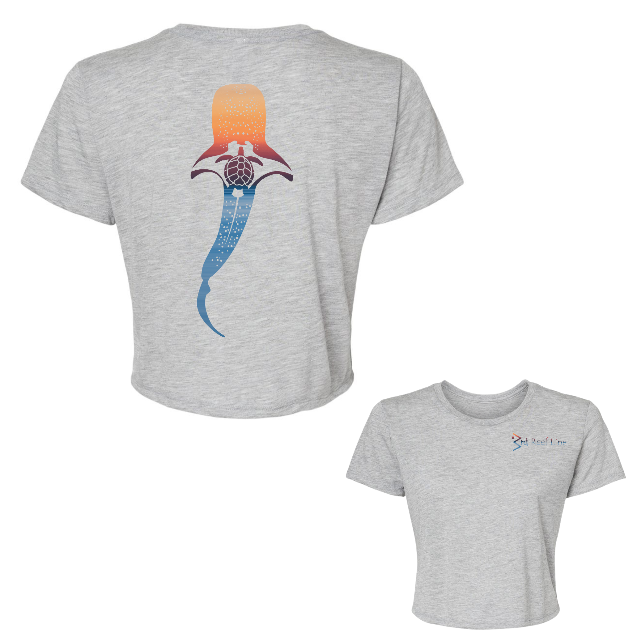 Flow Crop with Sunrise Reef Hugger Design – 3rd Reef Line