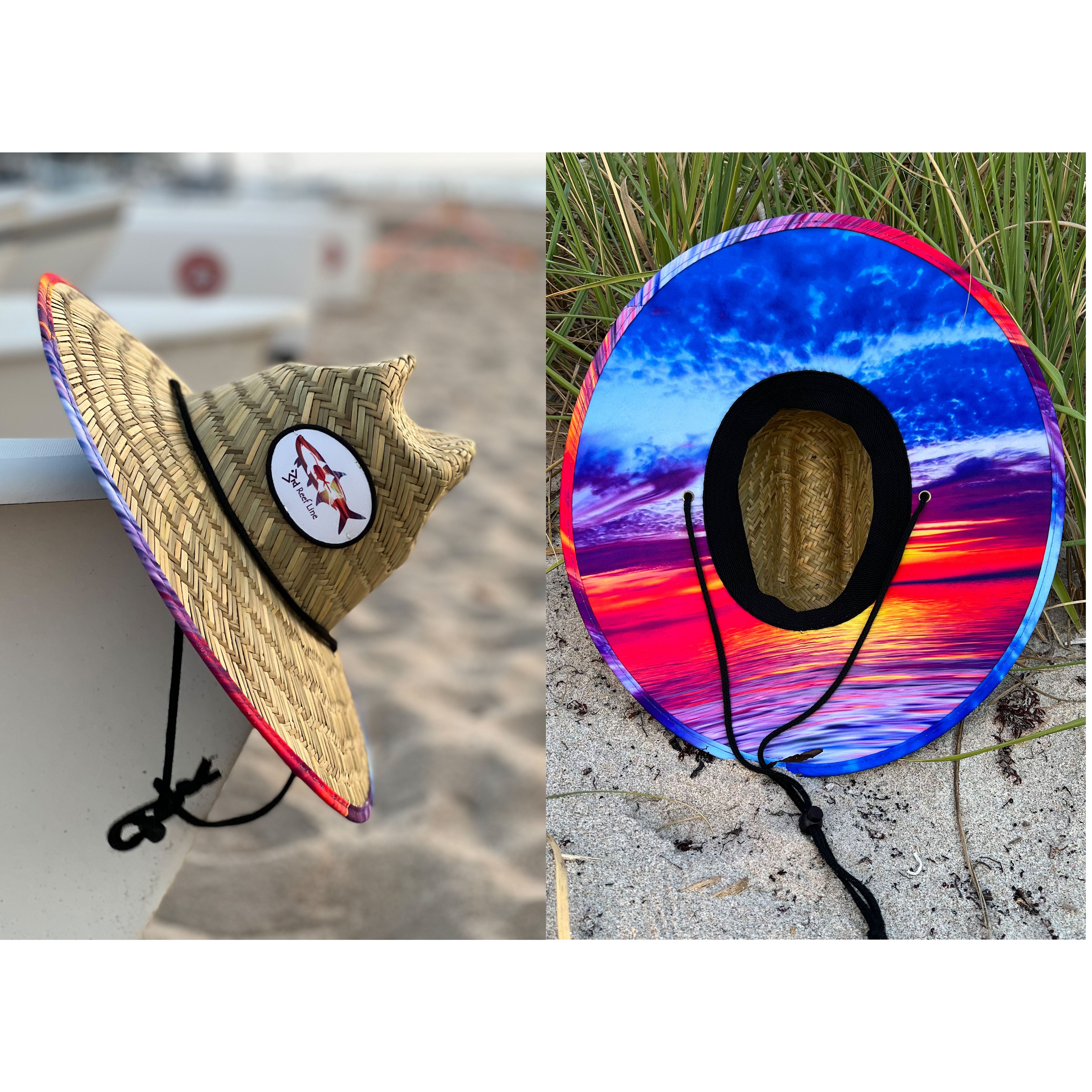 Sunset In-shore Straw Hat – 3rd Reef Line