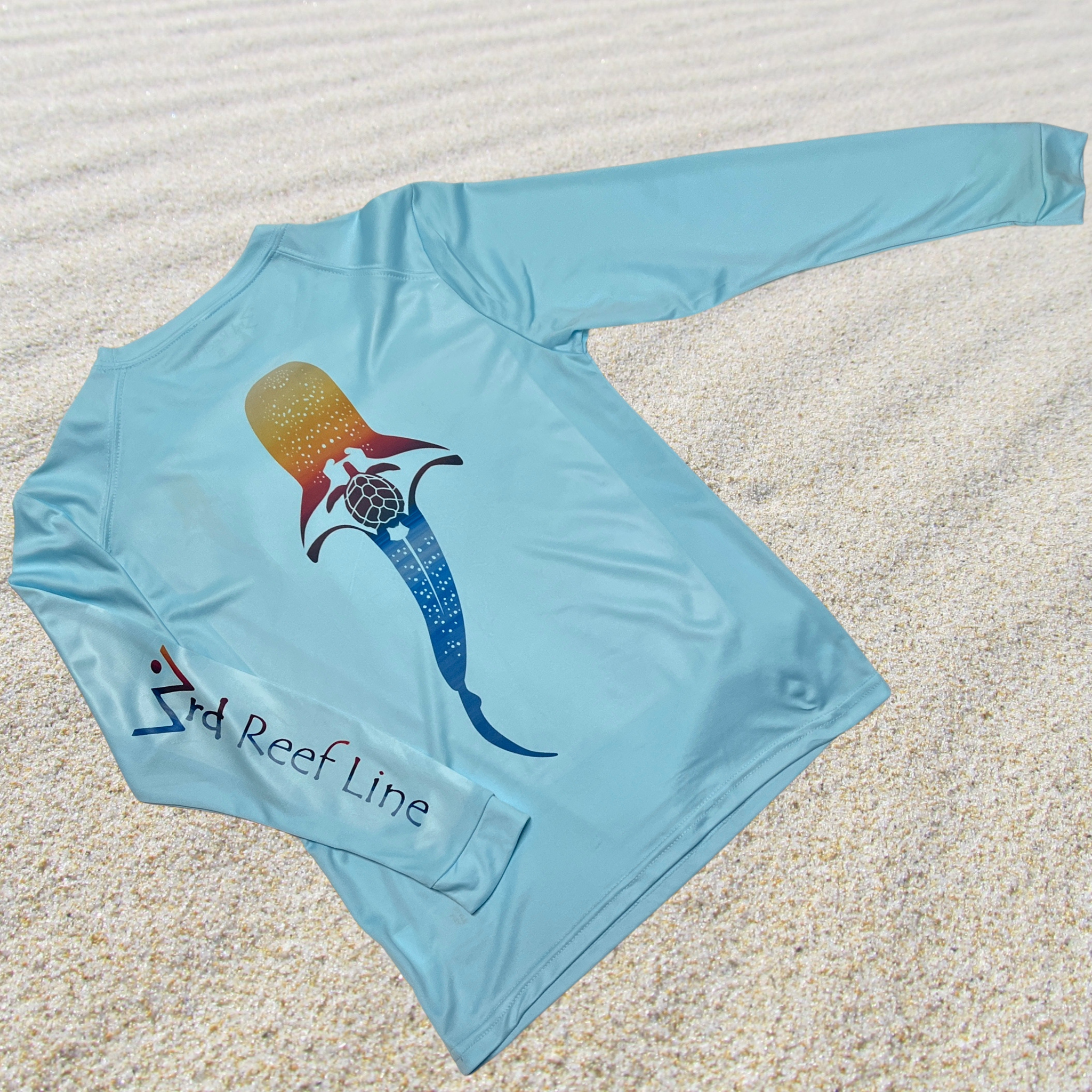 Kids Aqua Islander with Sunrise Reef Hugger Design – 3rd Reef Line